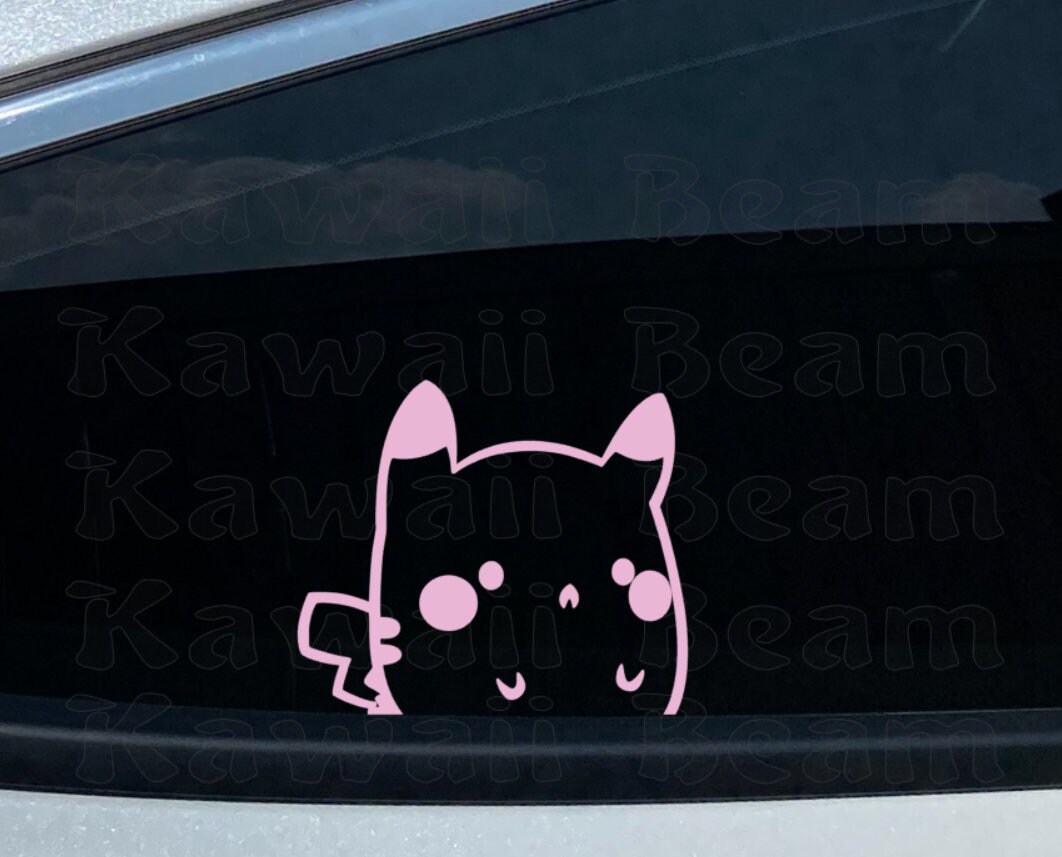 Pokemon Pikachu Window Peeking Decal Pokemon Car Decal - Etsy