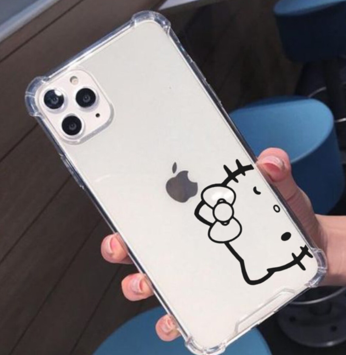 Hello Kitty Window Peeking Decal Sanrio Hello Kitty - Etsy Canada