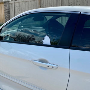 Ice Bear Window Peeking Decal | We Bare Bears | Car Decal | Ice Bear ...