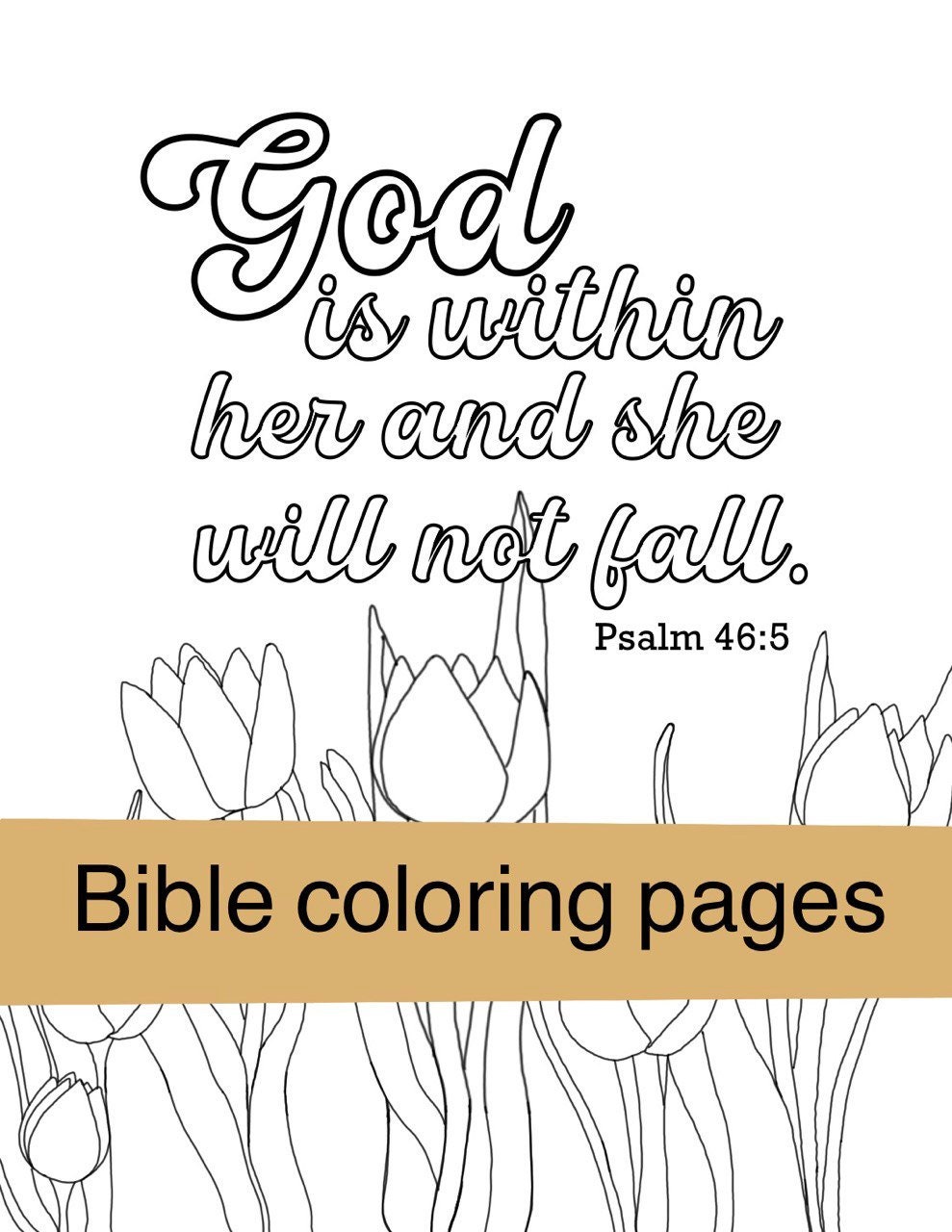 Faithful Inspiration: Christian Coloring Pages - Etsy