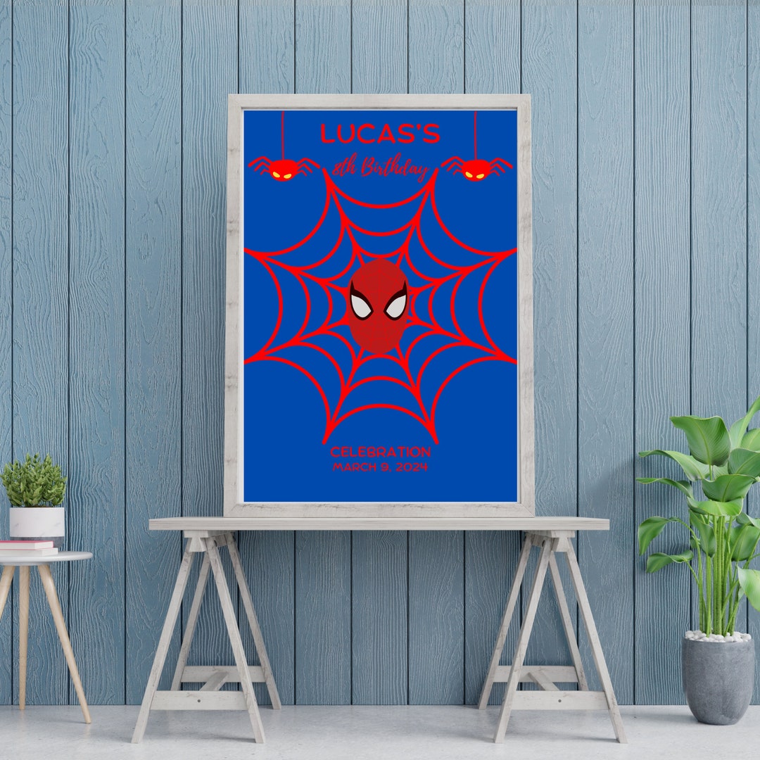 Editable Template | Superhero Party Welcome Sign | Digital File ...