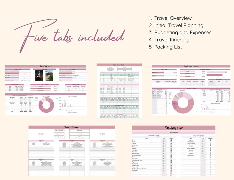 Travel Planner Template Fillable and Customizable Travel Planner ...