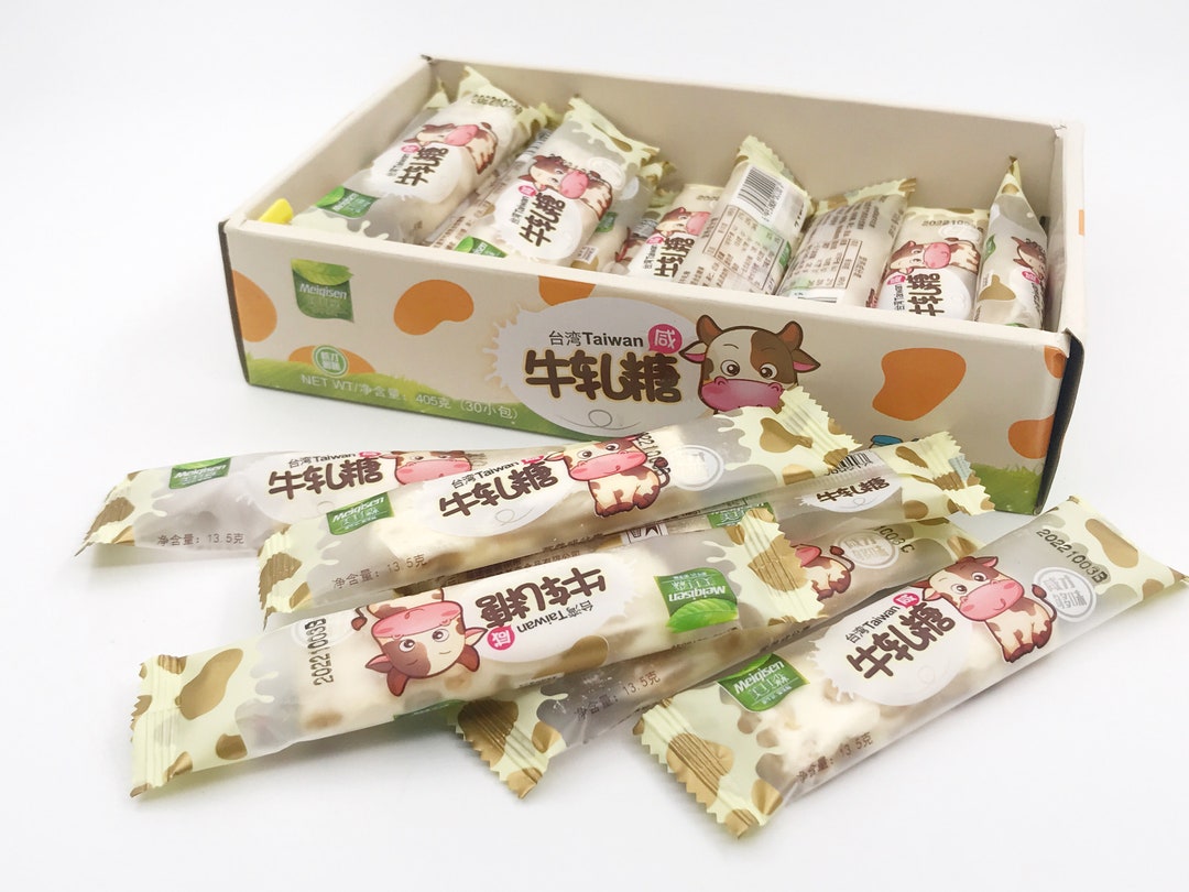 Taiwanese Flavor Salted Nougat Candy 14.29oz 30 Pcs - Etsy