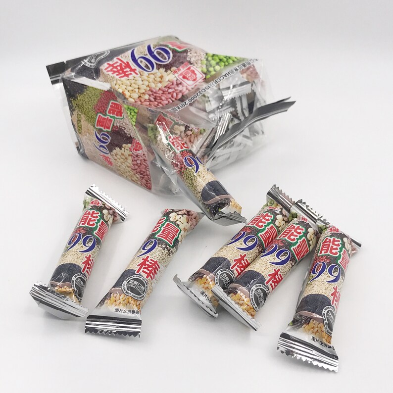 Energy 99 Sticks Rice Cake Roll 6.34 Oz, Sesame Flavor, Egg Yolk Flavor ...