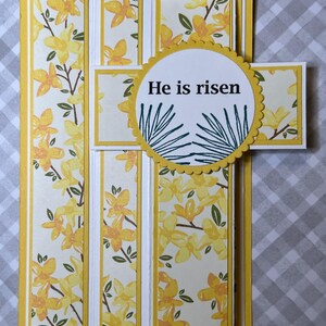 Easter Cross Card - Fun Fold Pop up Cross Card - Hand Stamped and Die ...
