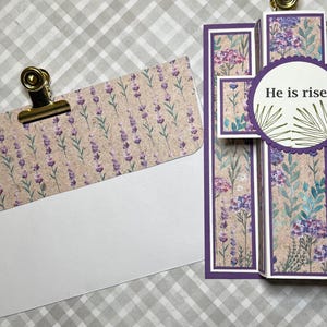 Easter Cross Card - Fun Fold Pop up Cross Card - Hand Stamped and Die ...