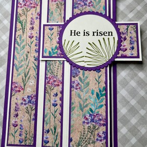 Easter Cross Card - Fun Fold Pop up Cross Card - Hand Stamped and Die ...