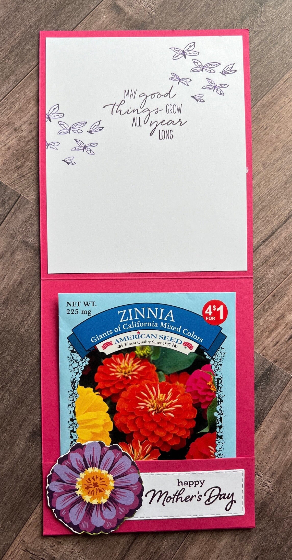 Mother’s Day Seed Packet - Handstamped, Embossed and Die Cut Cards With ...