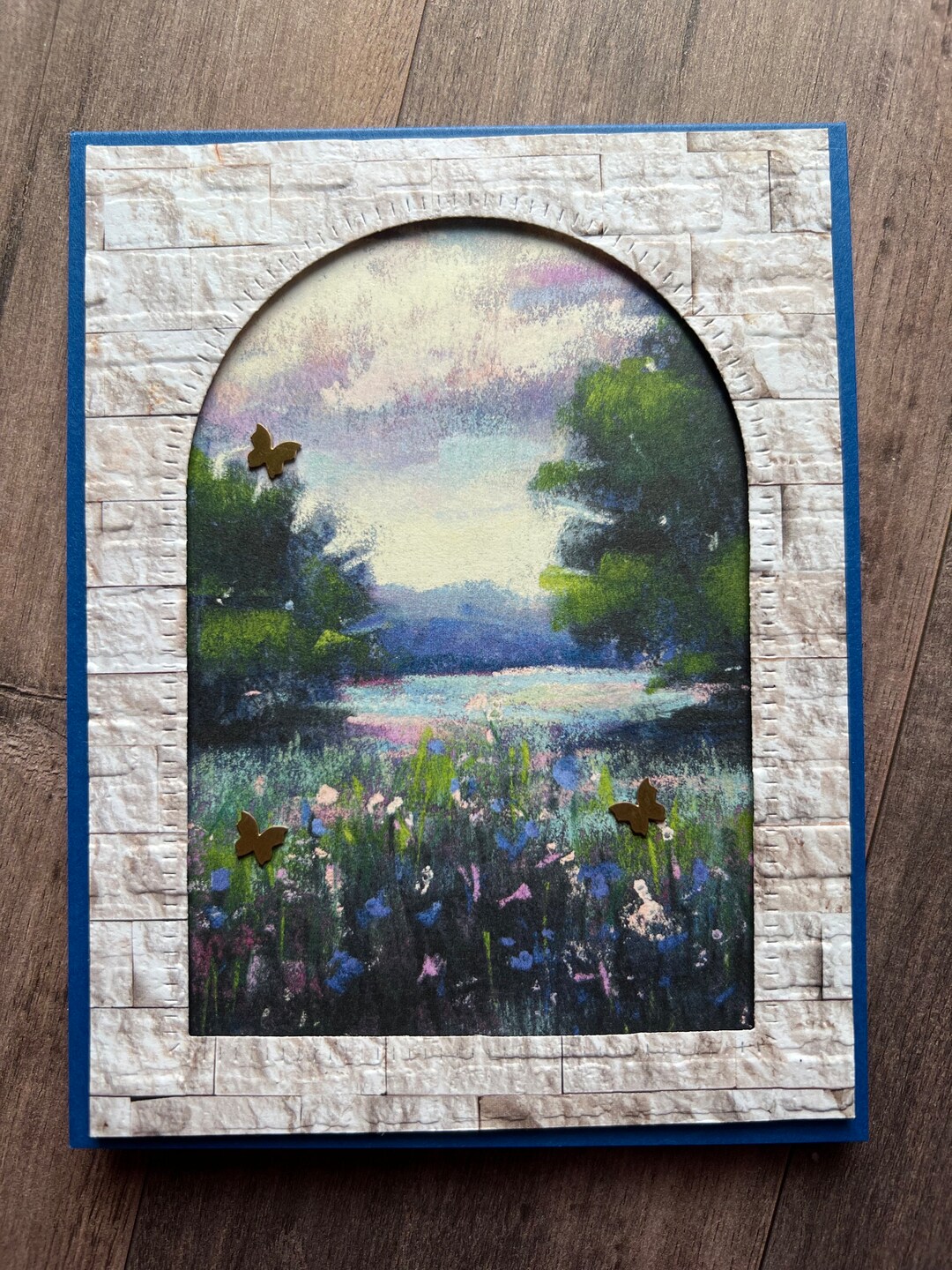 Any Occasion Watercolor Scene Friendship Handmade Card - Etsy