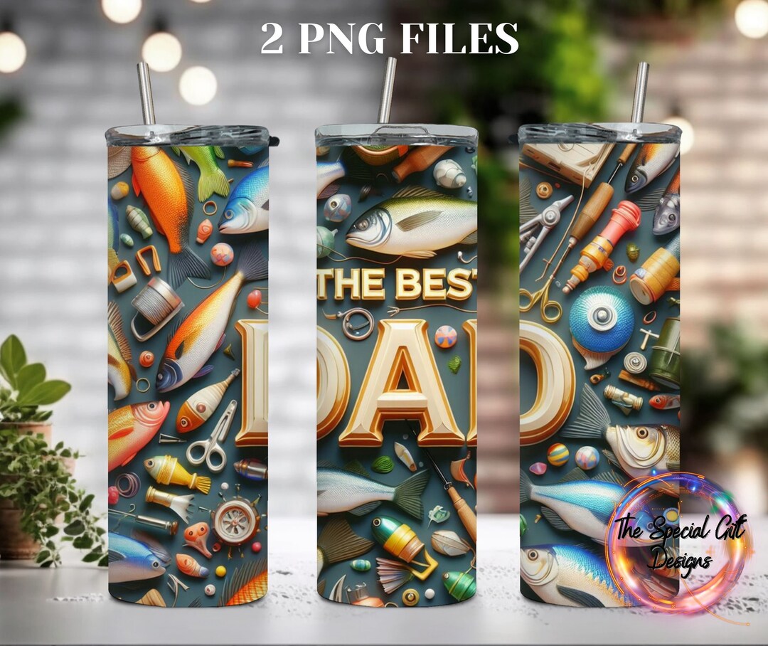 3D DAD Tumbler Wrap Png BEST Dad Tumbler Wrap 3D Fathers Day Tumbler ...