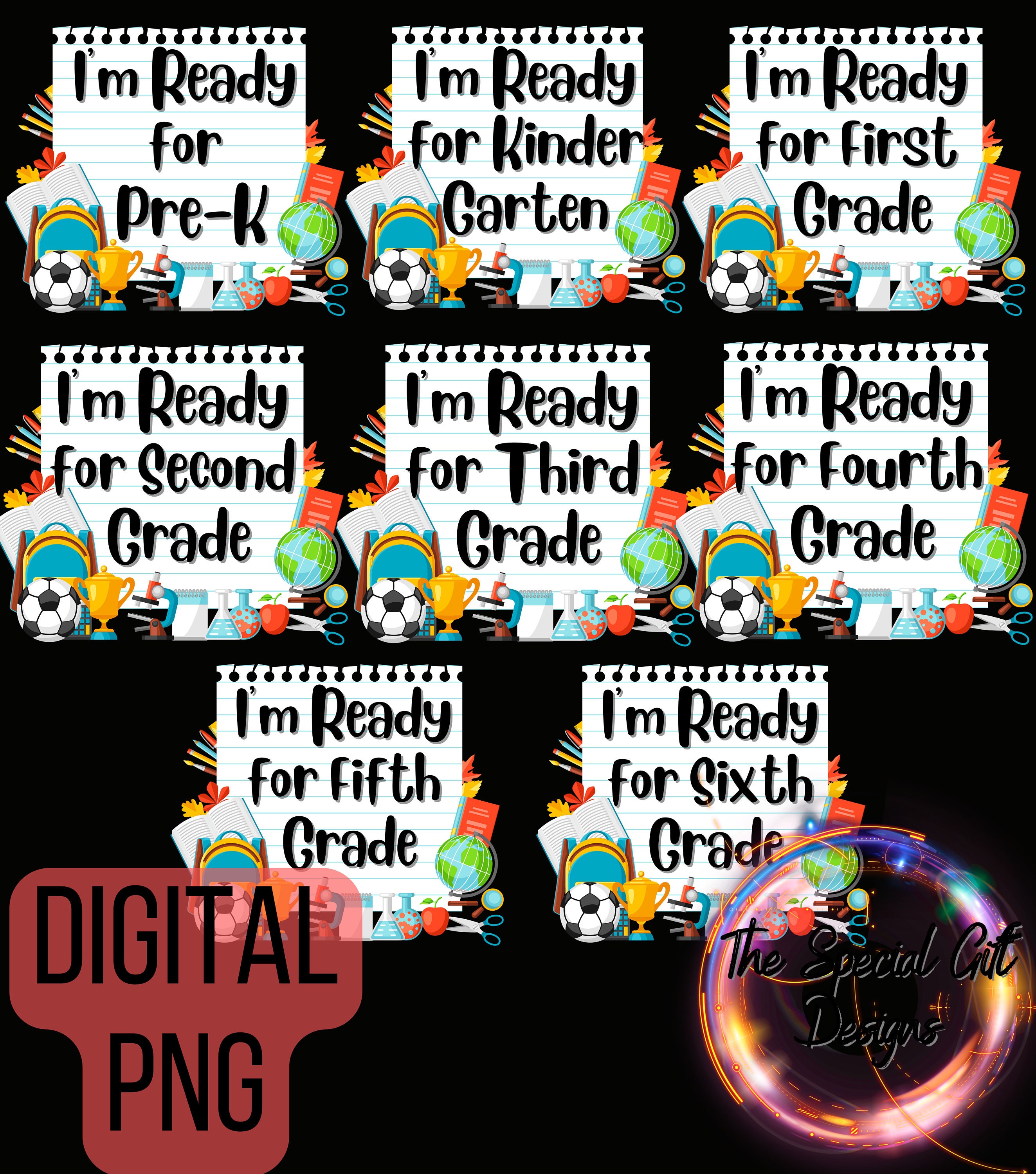 Notebook Back to School Notebook I'm Ready for School School Grade ...