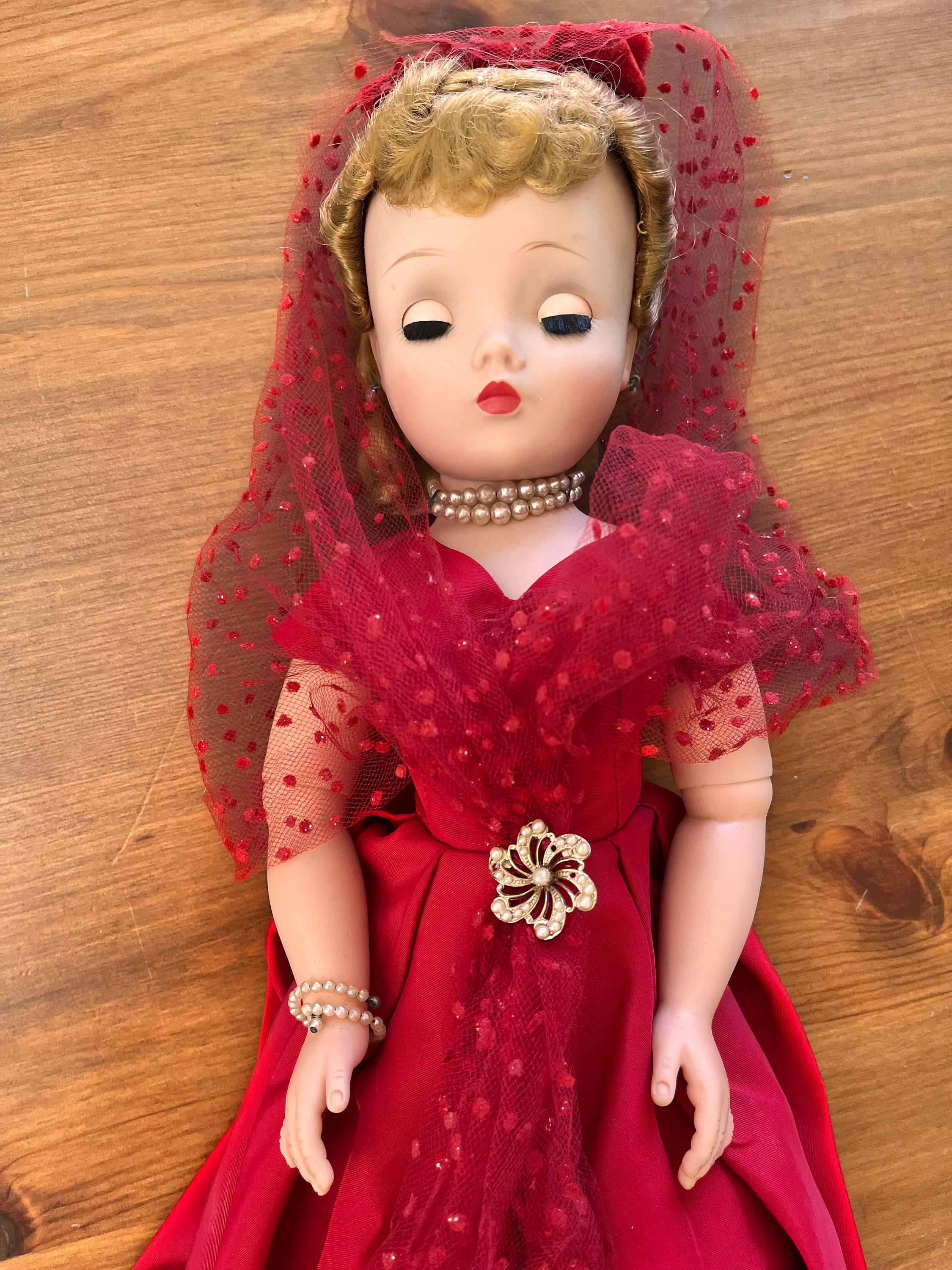Vintage Madame Alexander Cissy Doll 1958 Lady in Red - Etsy