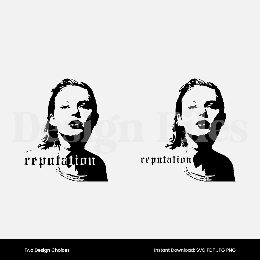 Taylor Swift Reputation Album T Shirt Design Swiftie Merch Digital ...