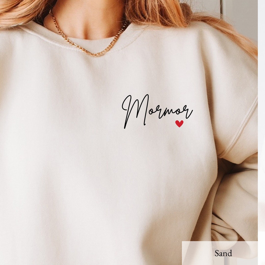 Mormor Sweatshirt Mormor Shirt Swedish Grandma Gift Scandinavian Style ...