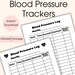 Large Print Blood Pressure Log, Printable Blood Pressure Tracker ...