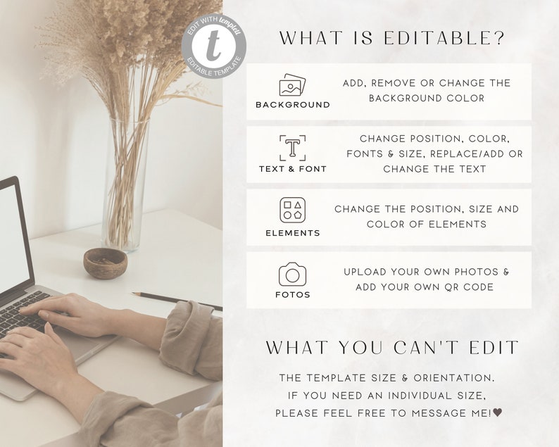 Editable Wedding Dress Code Insert Card, Modern Attire Card for Guests ...