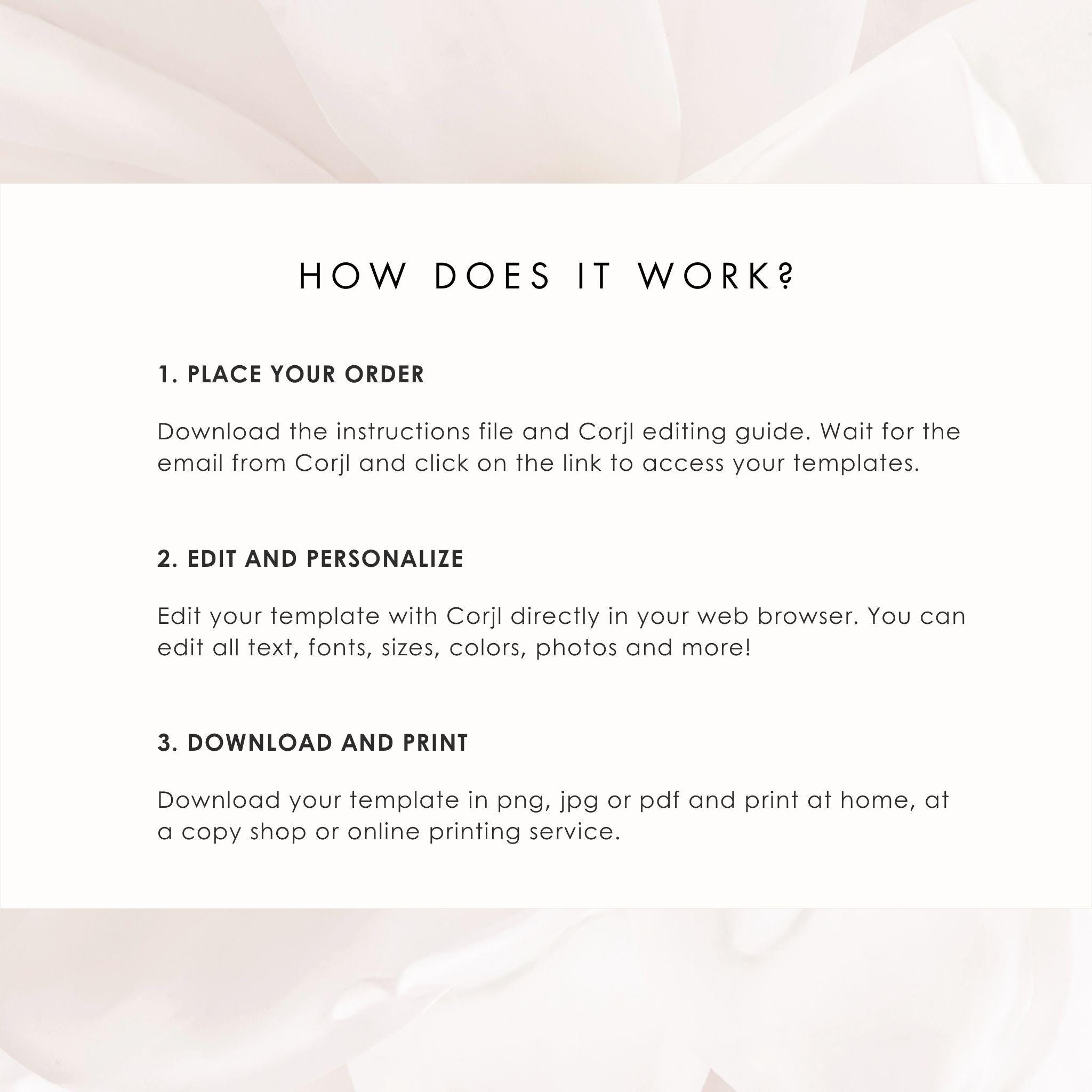 Editable Wedding Dress Code Insert Card, Modern Attire Card for Guests ...