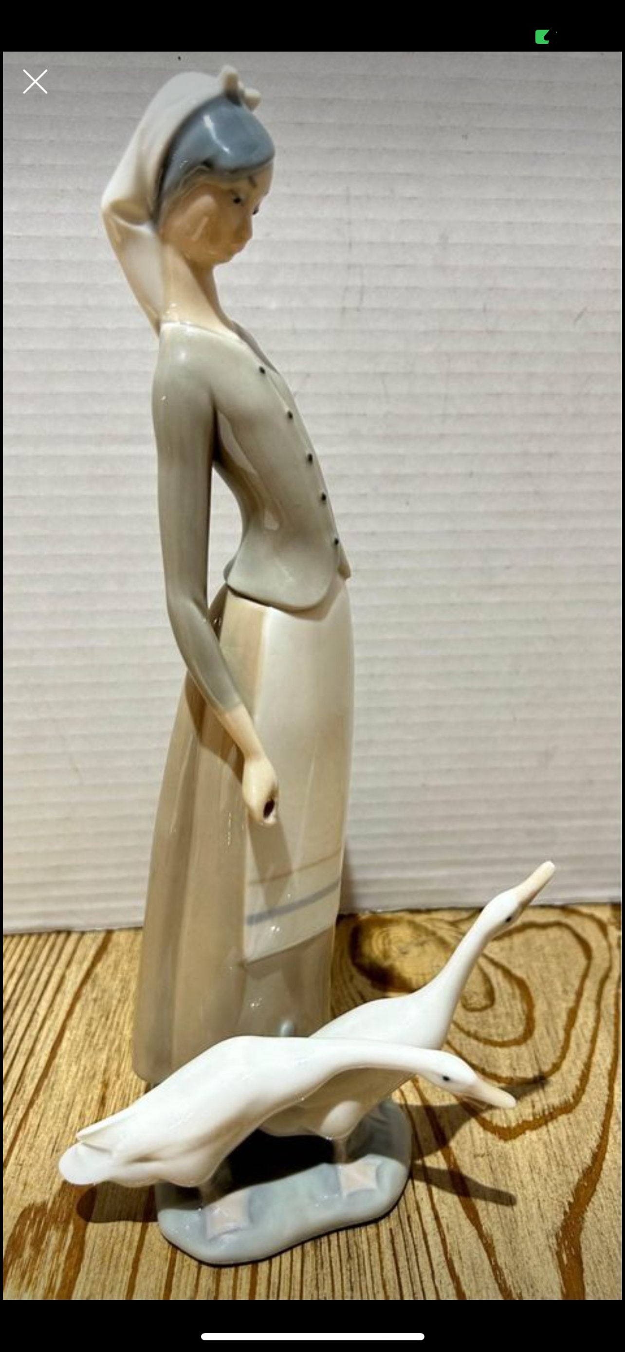 Lladro Girl With Geese, Porcelain Figurine 1035, Spain - Etsy