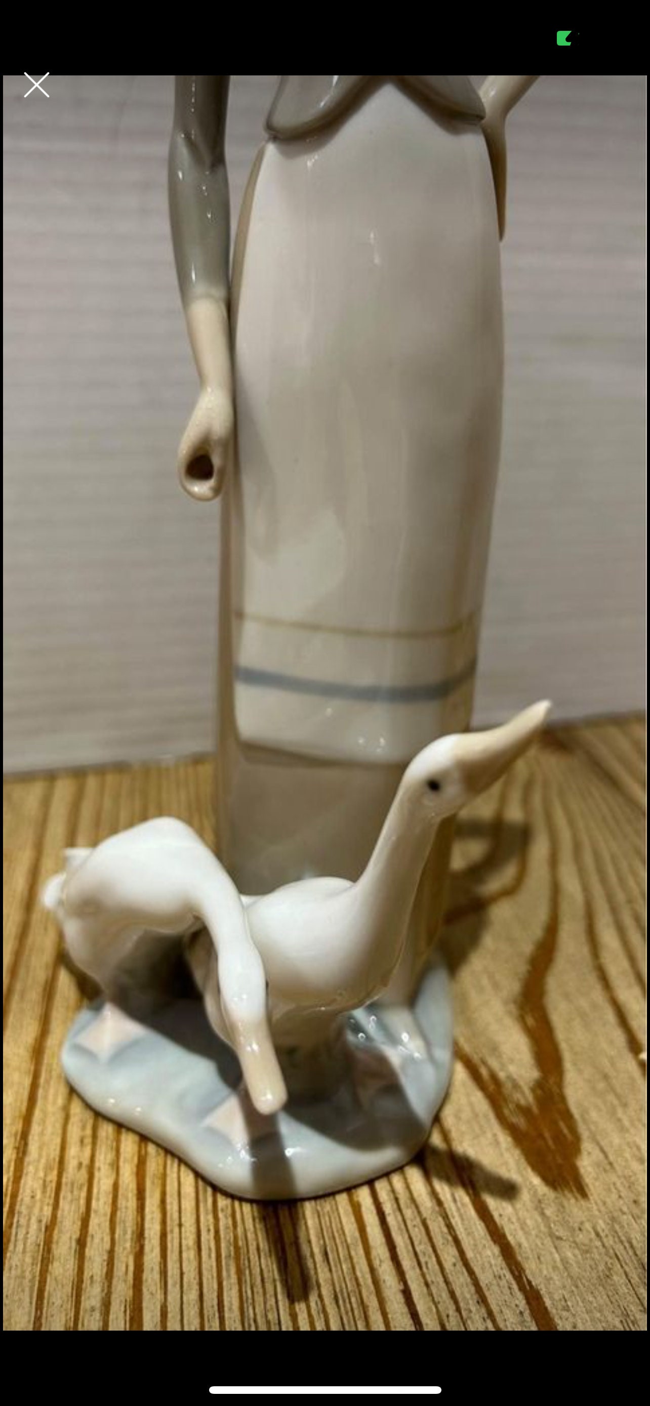 Lladro Girl With Geese, Porcelain Figurine 1035, Spain - Etsy