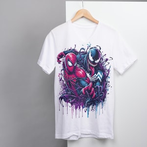 2 Spiderman and Venom PNG, Kids PNG, Cartoon PNG, High Quality 300 Dpi ...