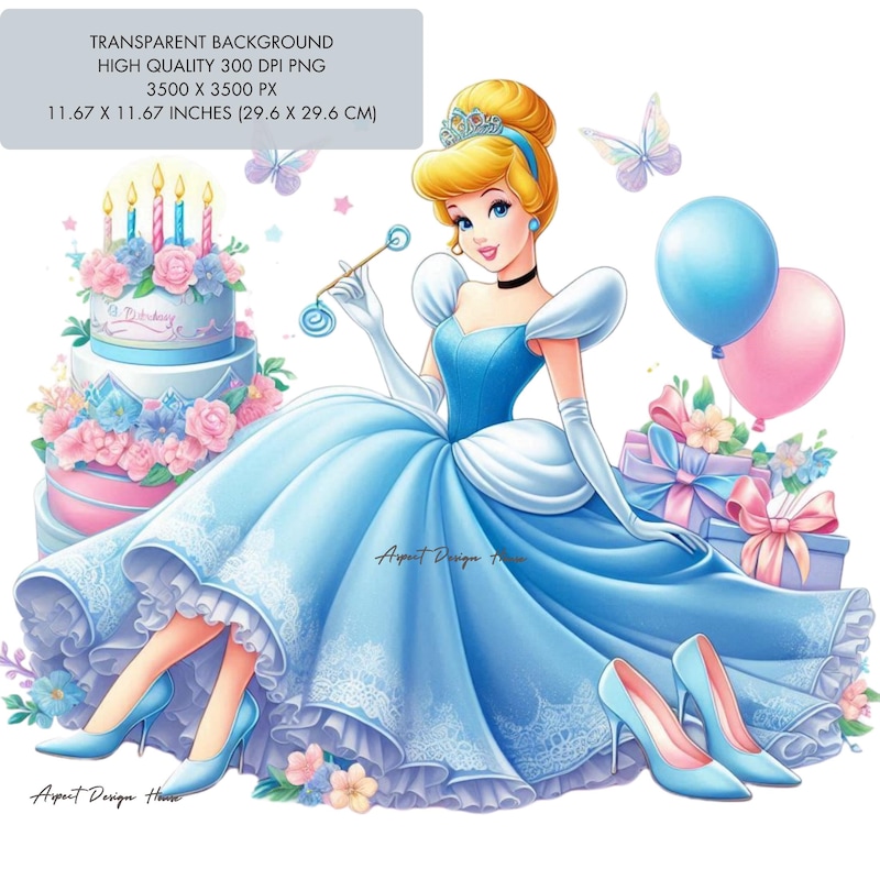 Cinderella Printable - Etsy