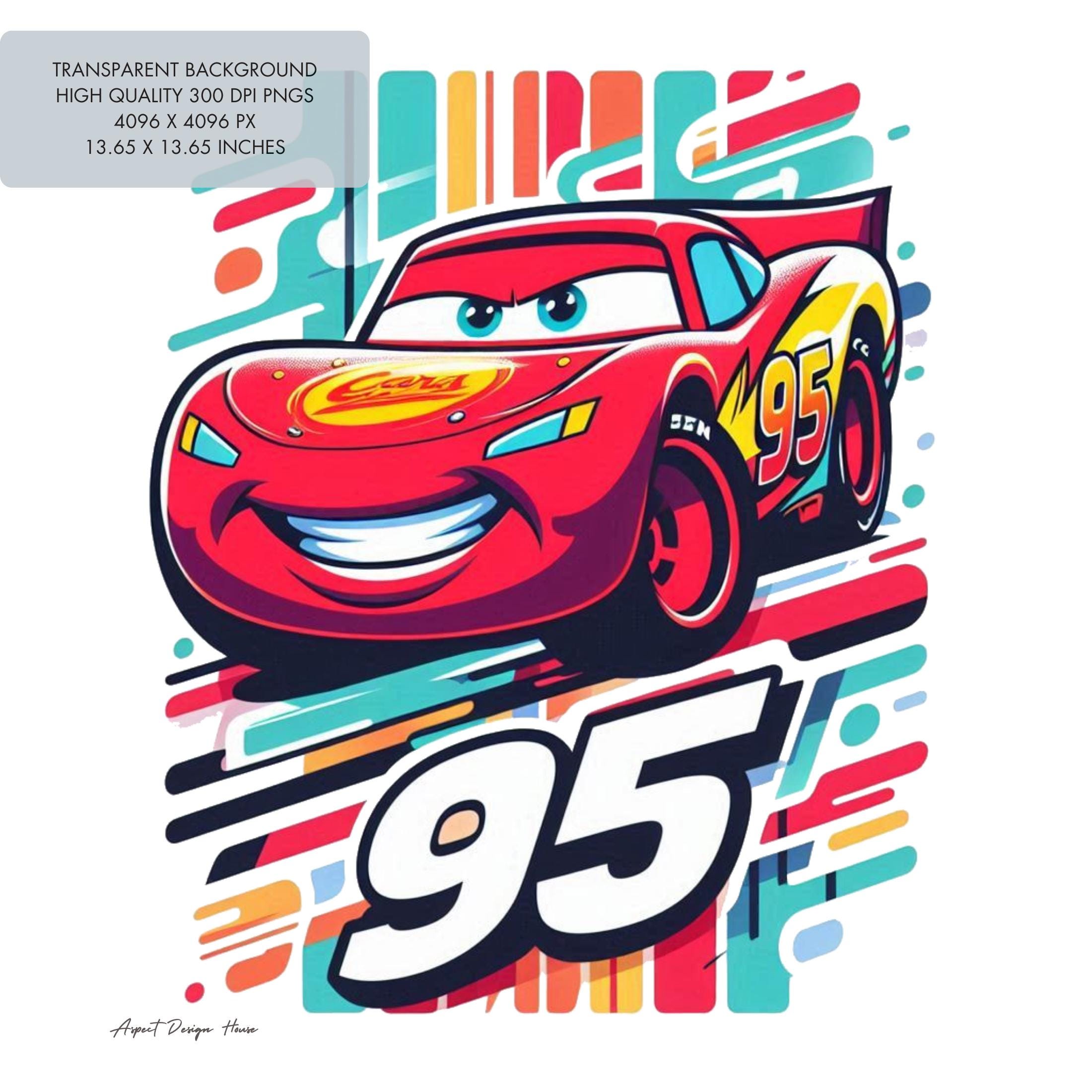 4 Lightning Mcqueen PNG Sublimation Design, Cars PNG, Cars Images ...