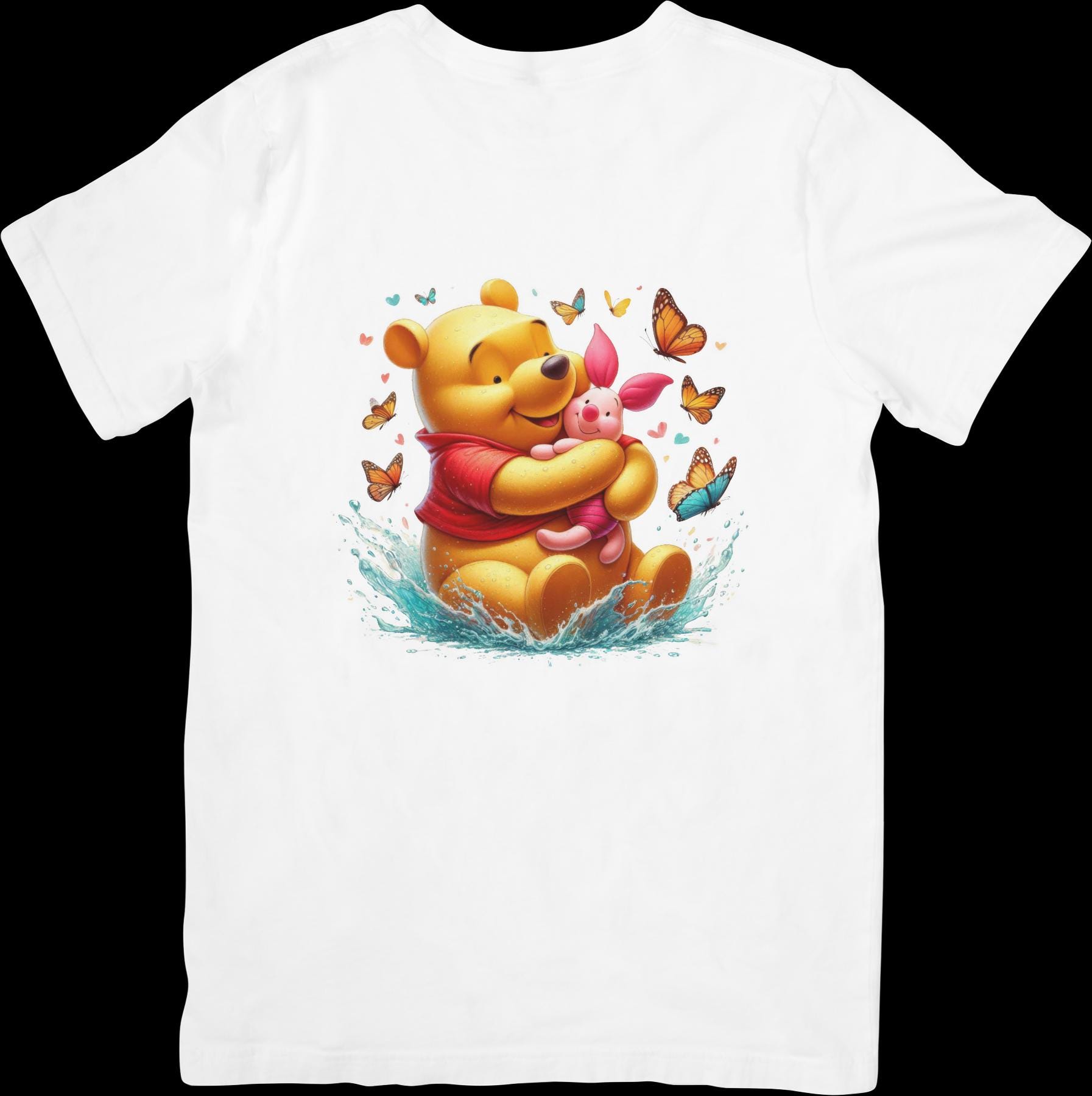 4 Mother's Day PNG, Winnie the Pooh Mama Bear Hugging Piglet 300 Dpi ...