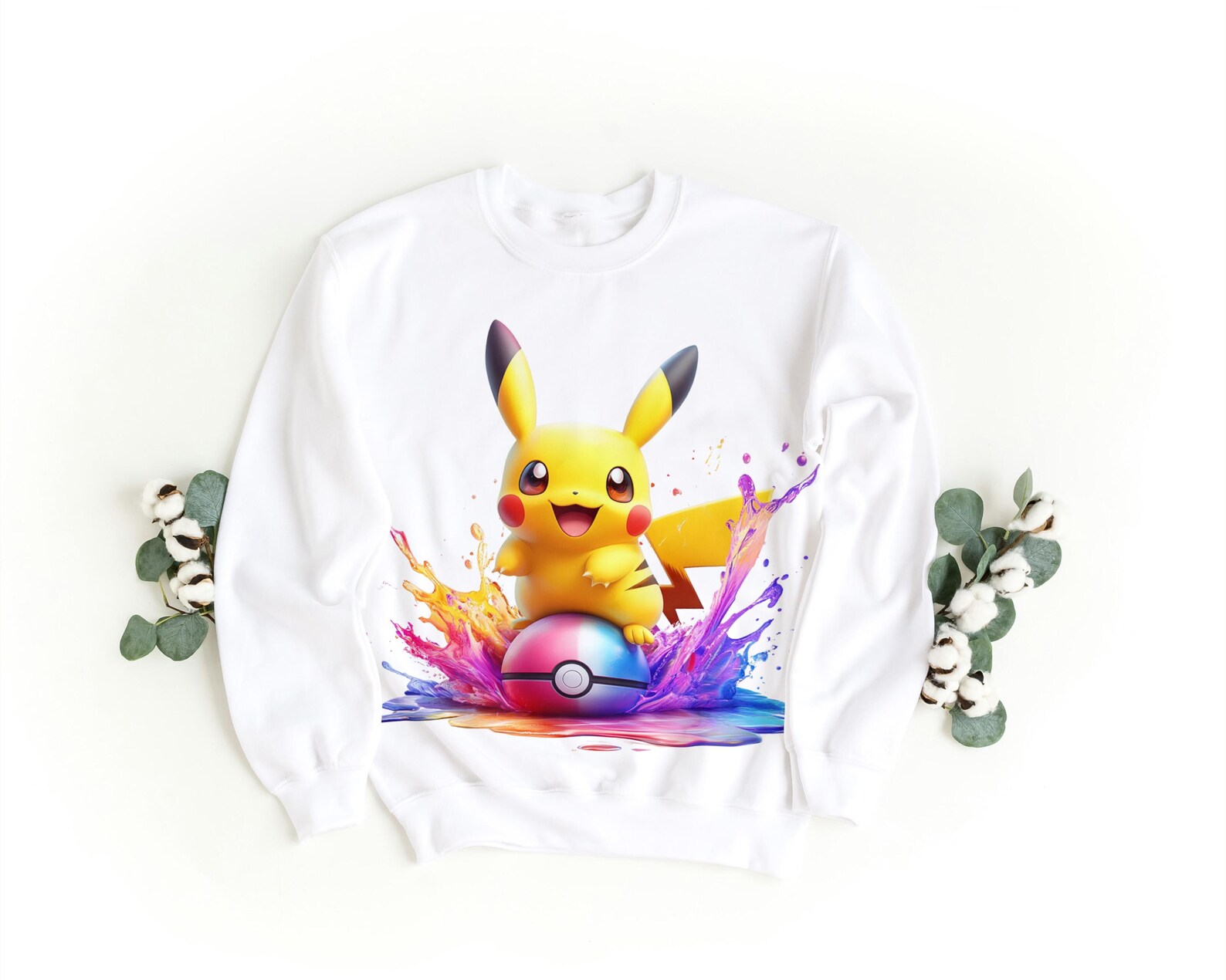 4 Pikachu PNG Clipart, Splash and Watercolor for Sublimation ...