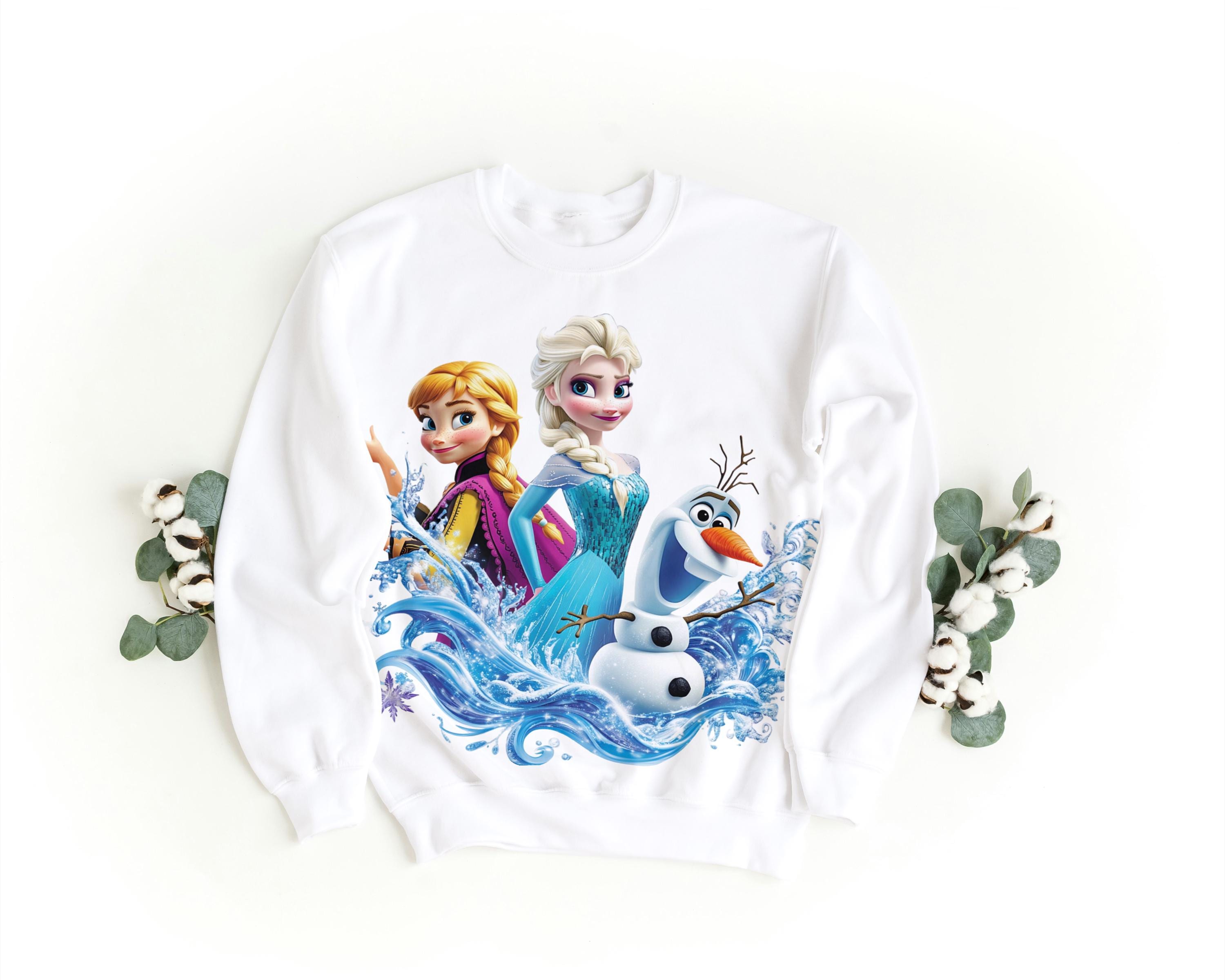 4 Frozen PNG Clipart, Splash and Watercolor Design for Sublimation ...