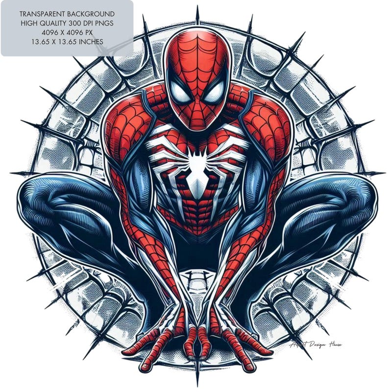 Spiderman Cutouts - Etsy