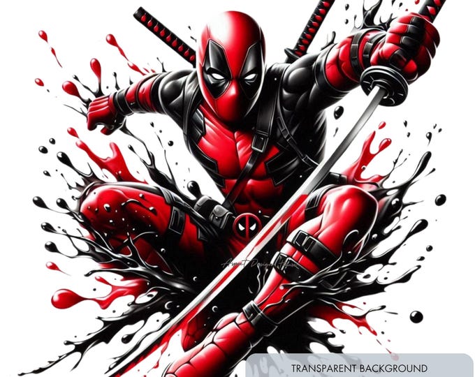 Deadpool Pencil Portrait Drawing Print Etsy