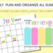 Summer Bucket List, Summer Chore Chart, Kids Schedule Chart, Kids ...