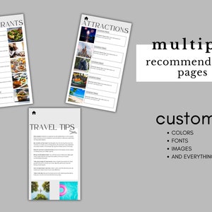 Travel Itinerary, Vacation Planner, Travel Planner, Travel Journal ...