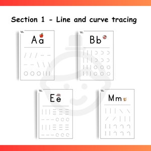 Preschool Learning Kids Learning A to Z Letter Tracing Identifying ...