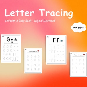 Preschool Learning Kids Learning A to Z Letter Tracing Identifying ...