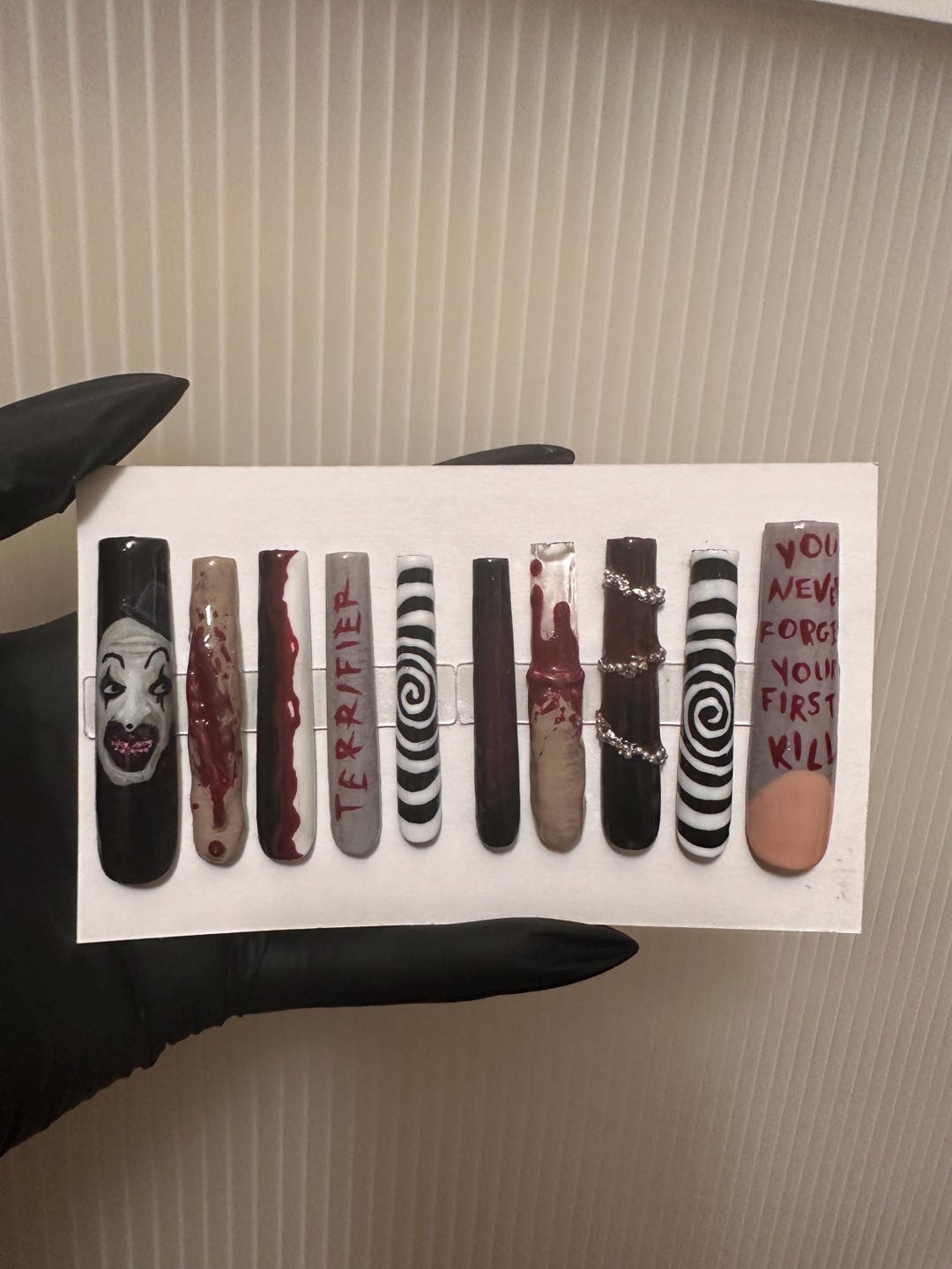 XXL Small Sized Terrifier Nails - Etsy