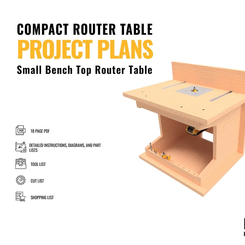 Router Table Plans - Etsy