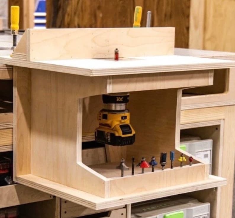 Compact Router Table - DIY Build Plans - Etsy