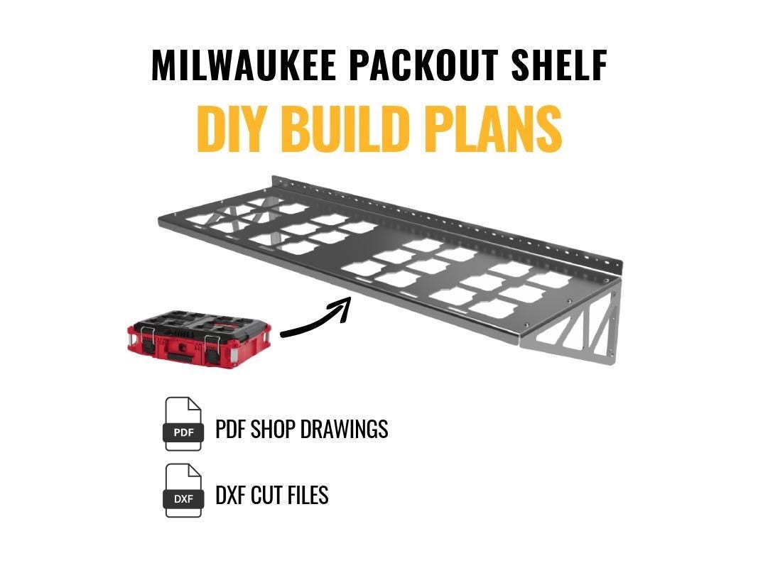 DIY Milwaukee Packout Shelf - Build Plans & DXF Files - Etsy