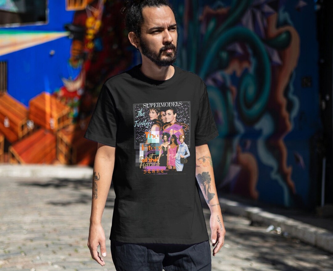 Supermodels the Trinity Unisex Crewneck T-shirt, Supermodel Tees, 90s ...