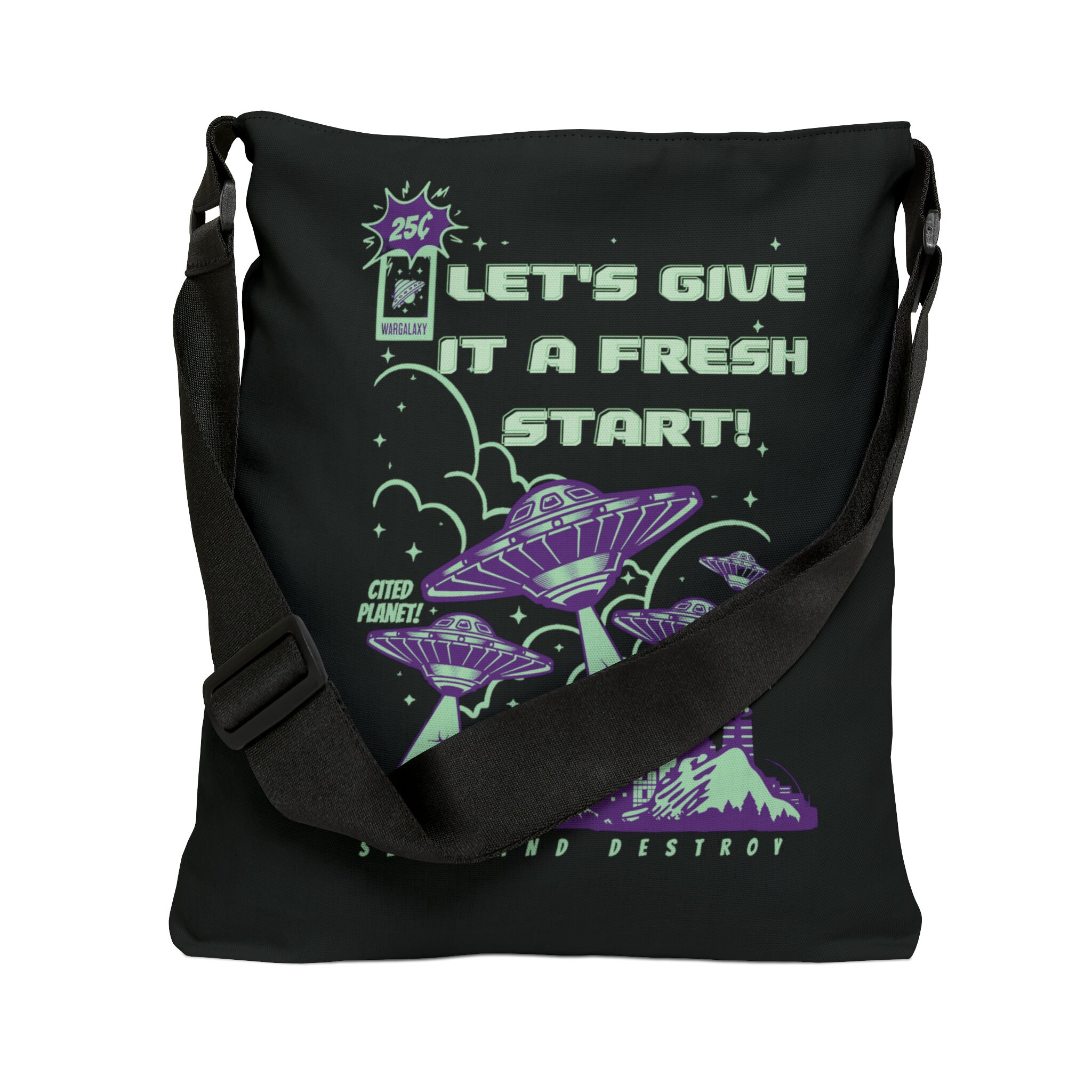 Graphic UFOS Tote Bag, Alien Lover Tote Bag, Spaceship Lover Gift, Sci ...