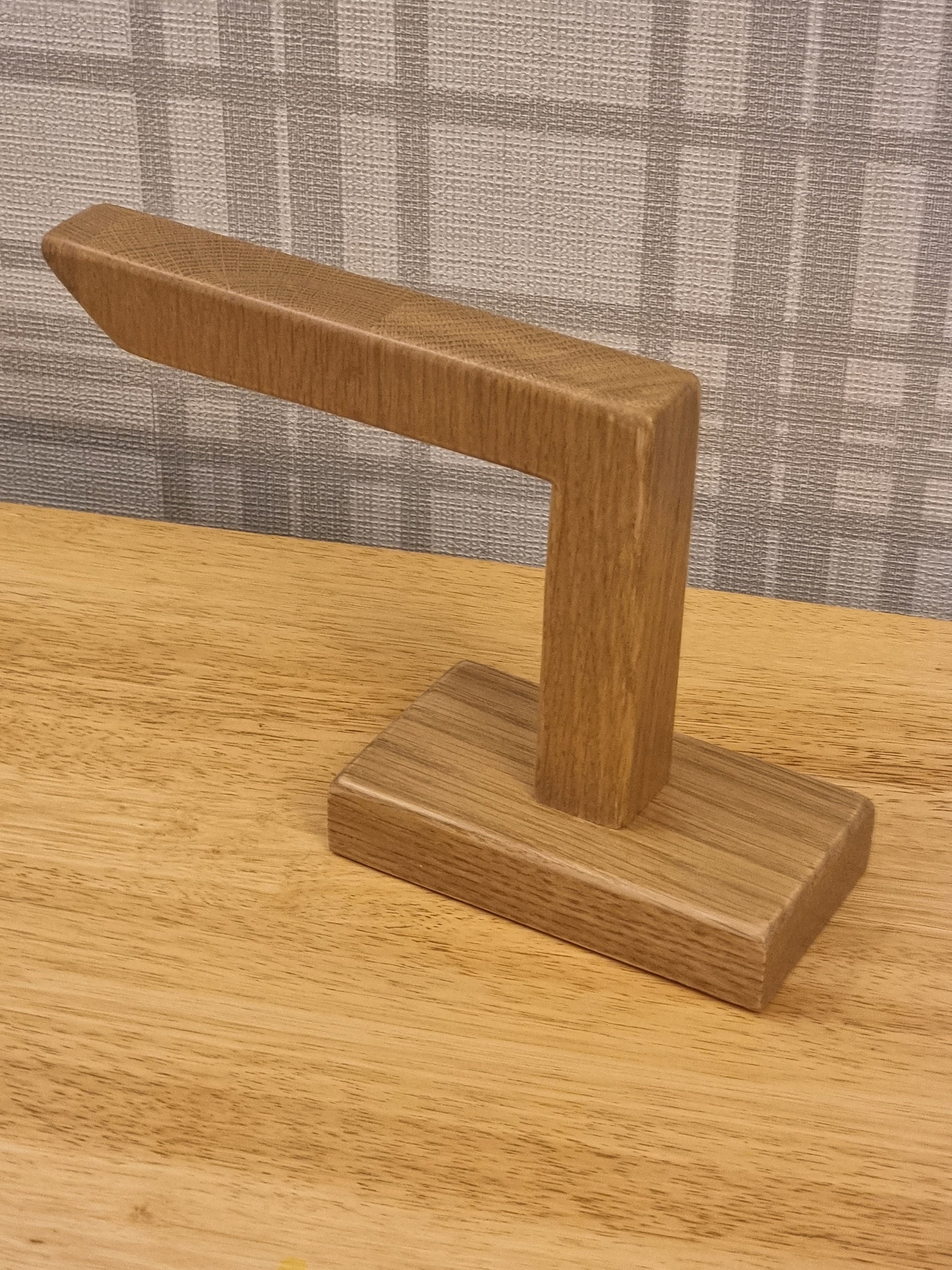 Wooden Oak Hat/cap Hook. (wall Mounted) - Etsy