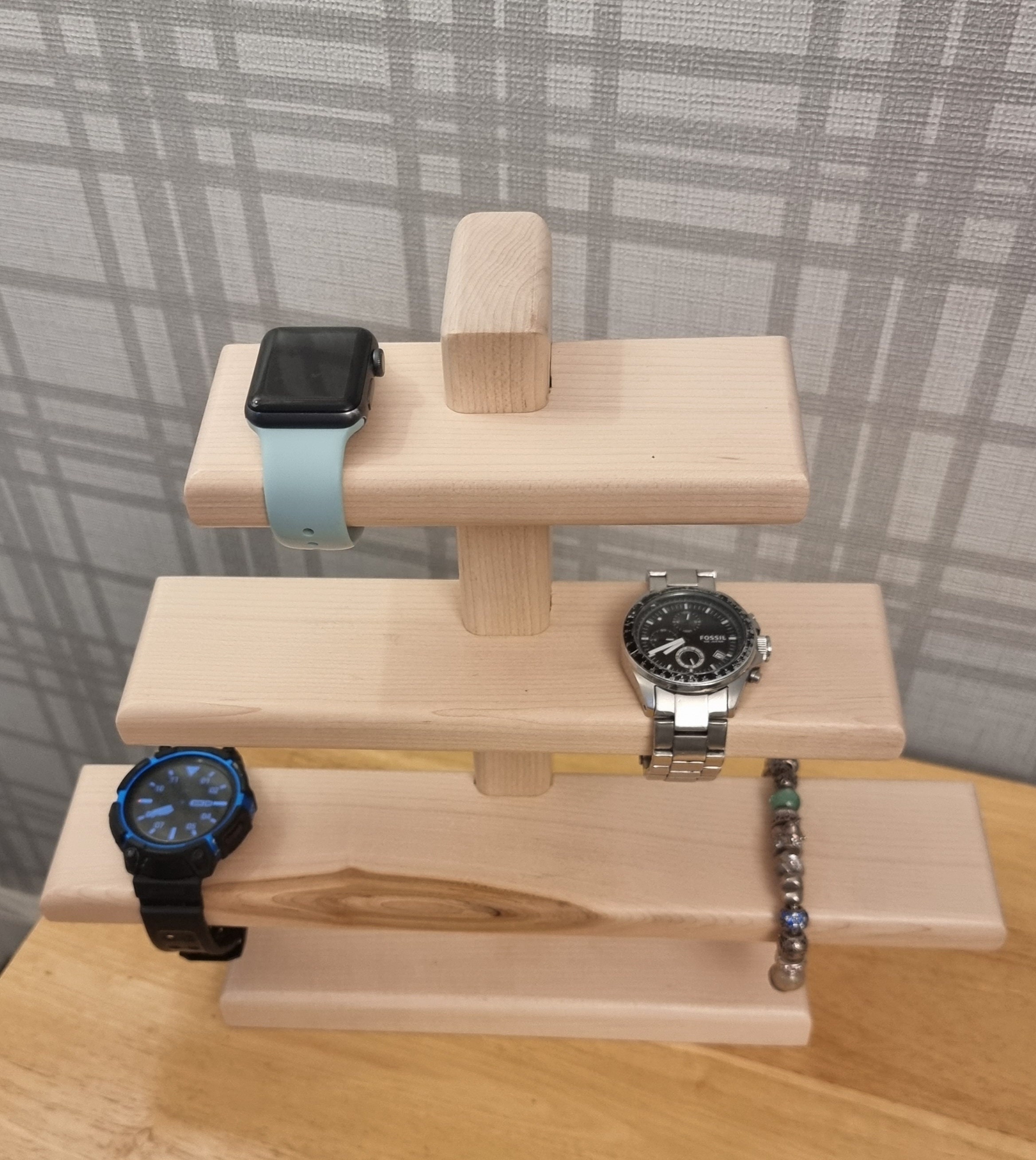 Maple 3 Tier Watch Stand. - Etsy