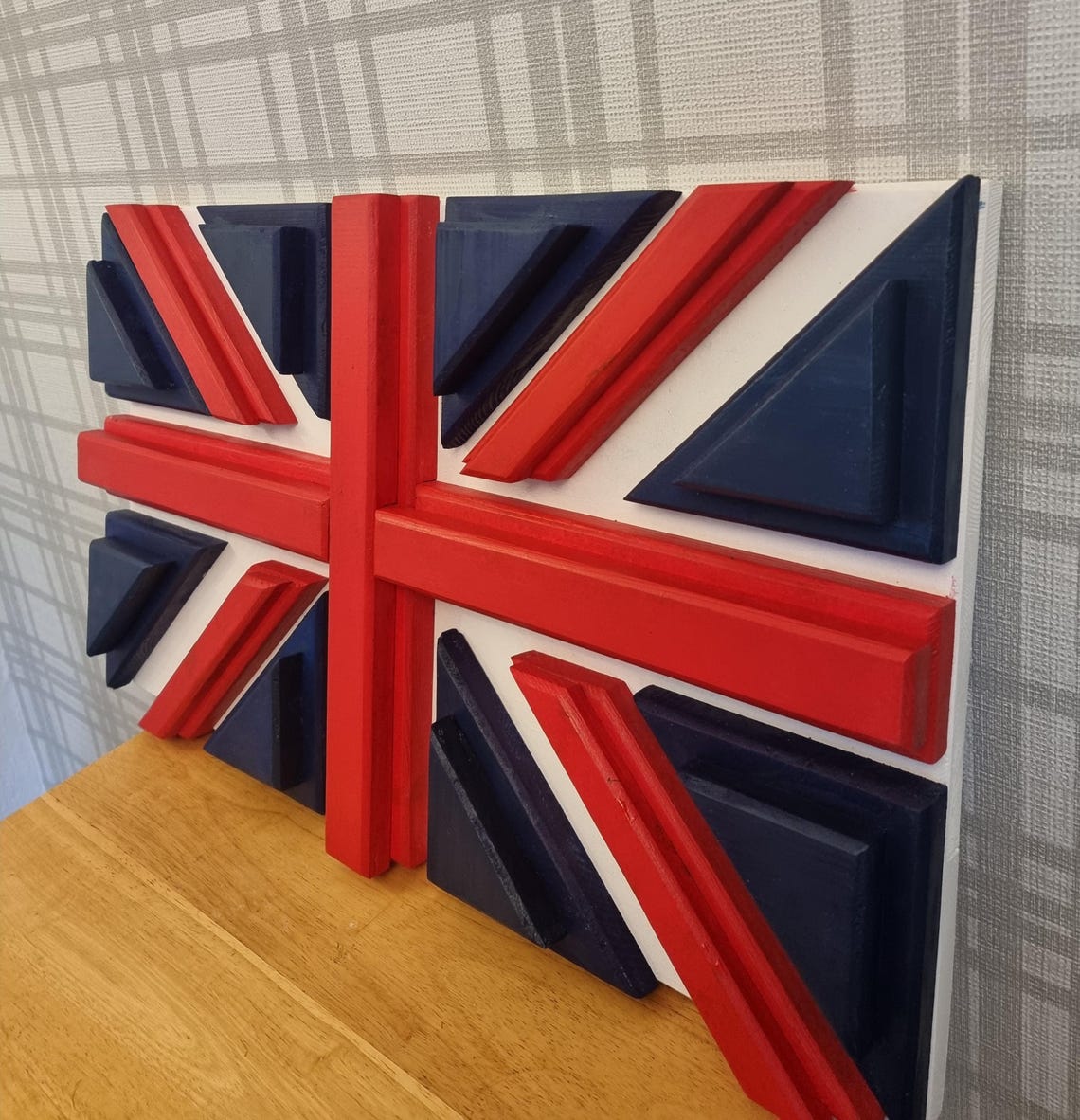 Union Jack 3d Look Affect Flag. - Etsy
