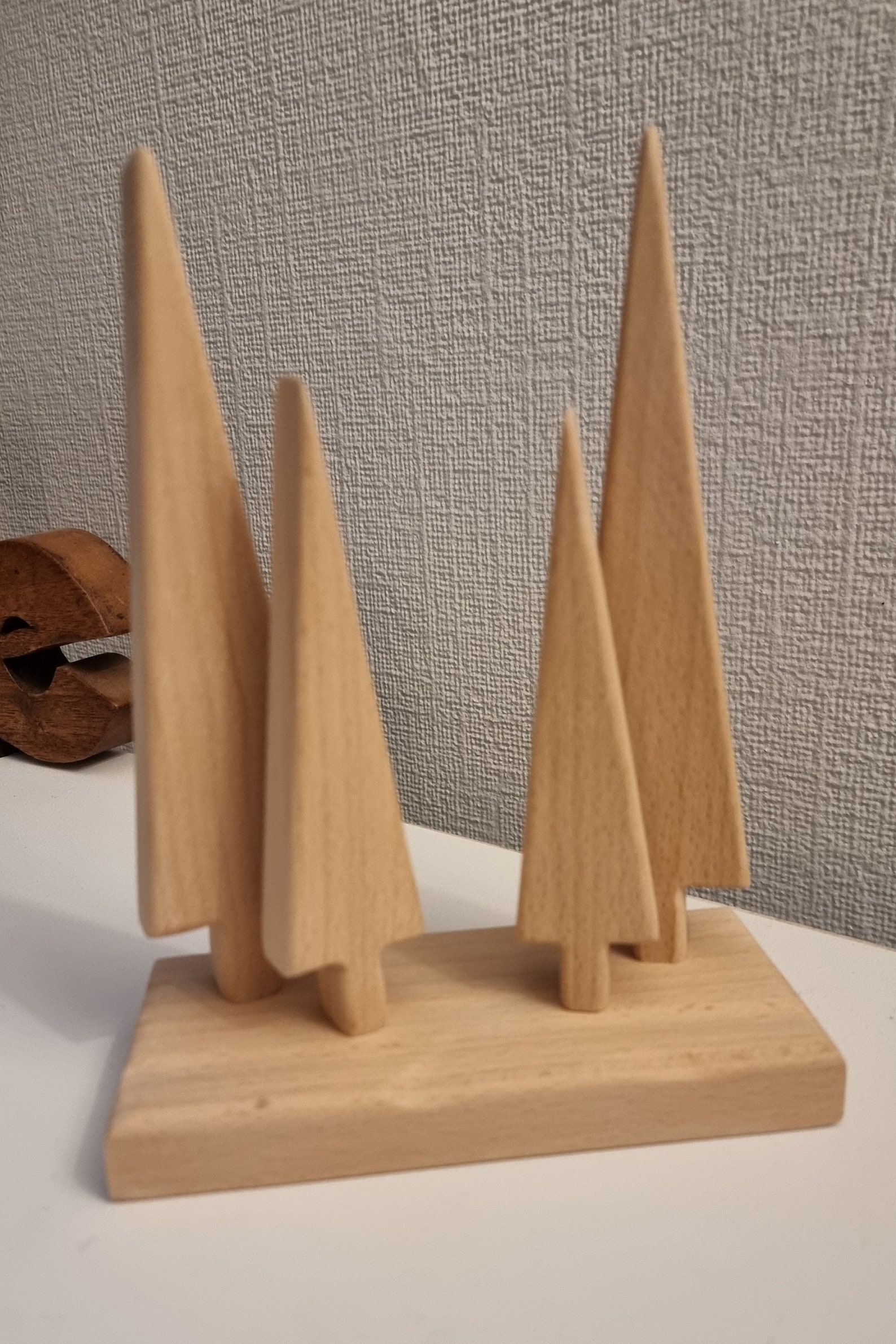 Tree Christmas Ornaments Made From Beech Wood. - Etsy