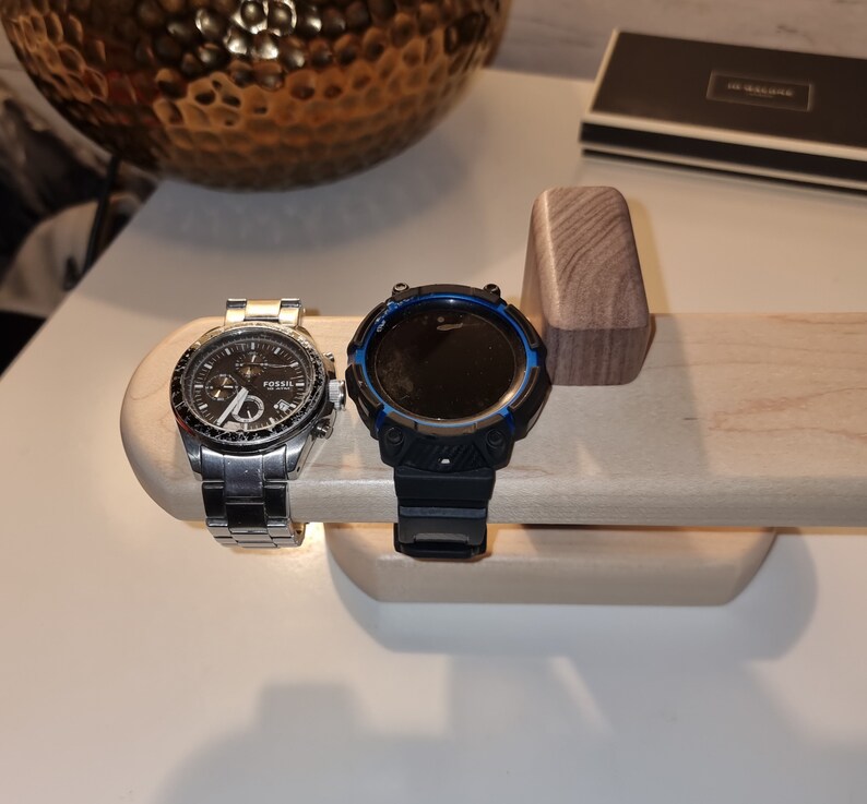 Walnut & Maple Watch/bracelet Stand. - Etsy