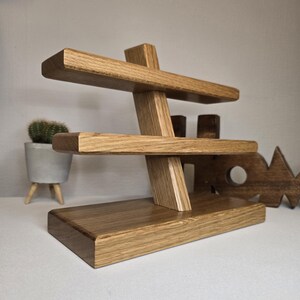 Solid Oak 2 Teir Watch Stand. - Etsy