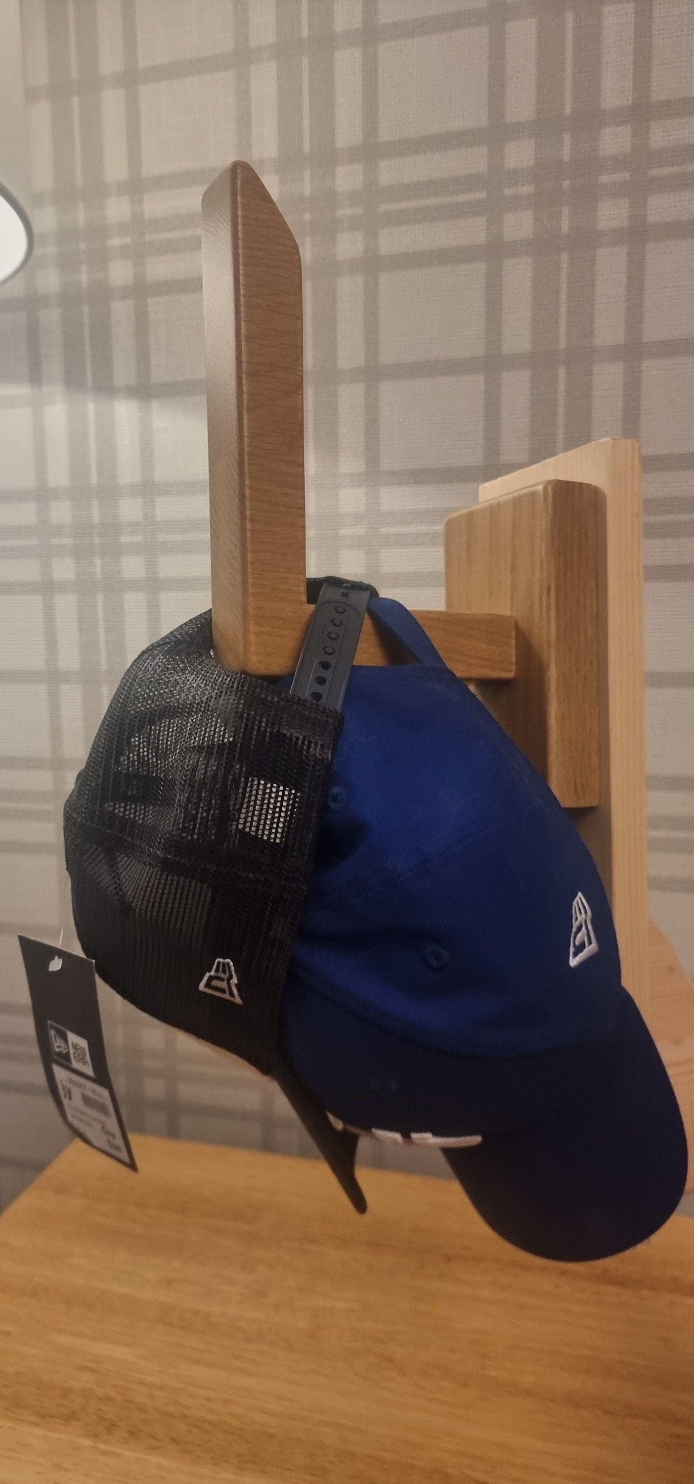 Wooden Oak Hat/cap Hook. (wall Mounted) - Etsy