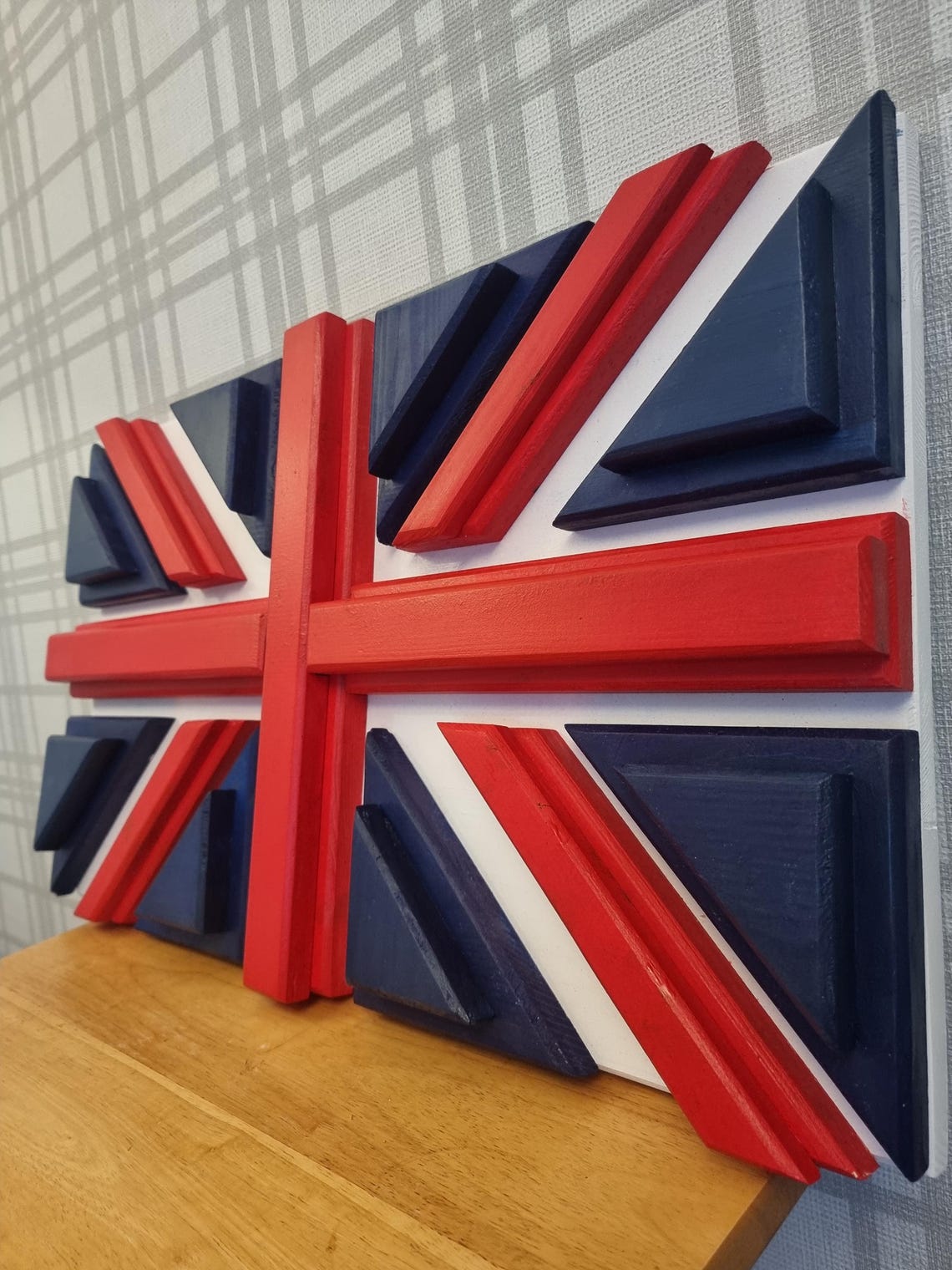 Union Jack 3d Look Affect Flag. - Etsy