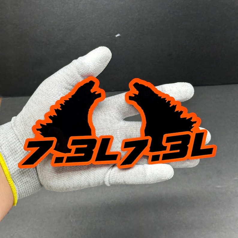 Godzilla 7.3 Fender Emblem (set of 2), RAGING Truck Badge - Etsy